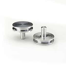 SEM Specimen Stubs Aluminium 12.5mm dia 3.2 x 6mm pin (100 Pack ...